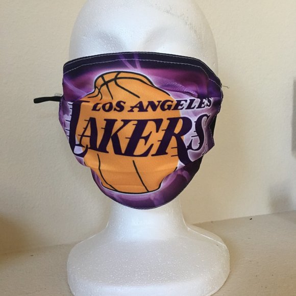 LA Lakers Mask | Accessories | La Lakers Face Mask Double Layer With ...